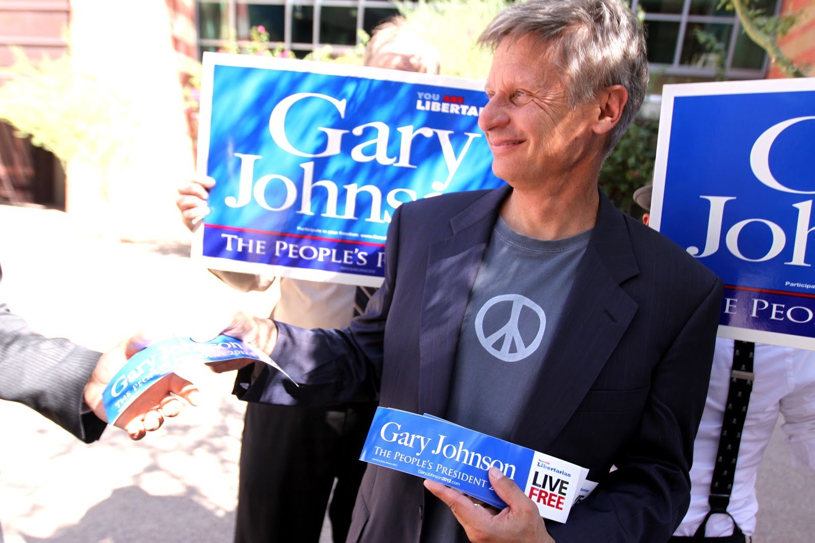 Conversations with Gary Johnson at Purdue University - Libertarian ...